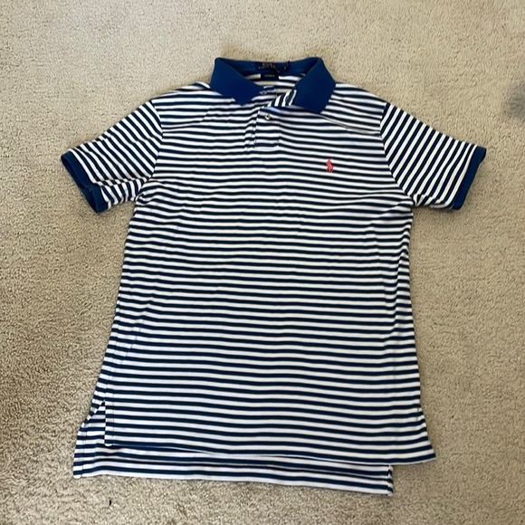 Polo Ralph Lauren | Shirts | Polo Ralph Lauren Mens M Blue And White ...